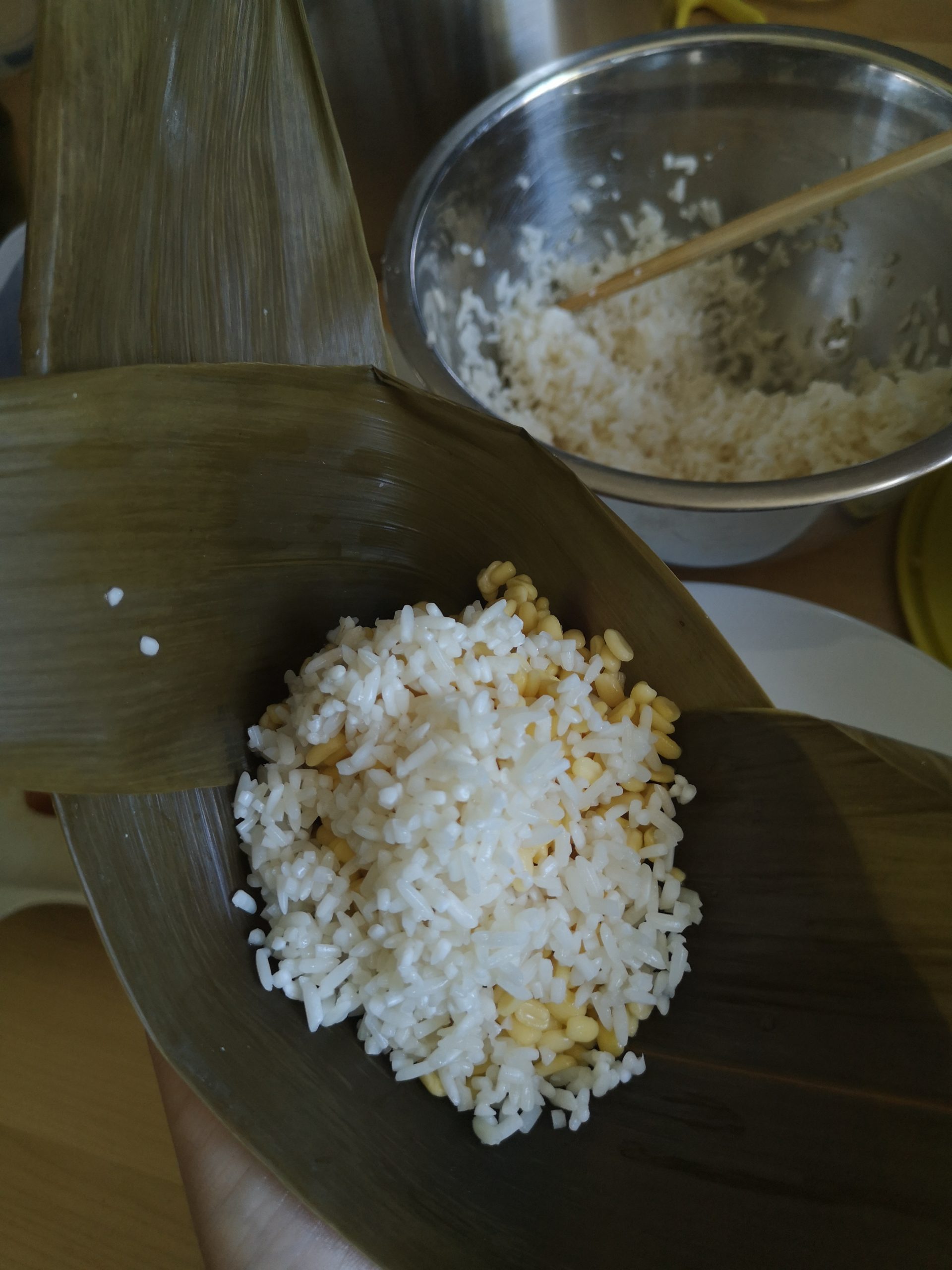 Sticky Rice Dumplings 綠豆鹹肉糉 | namethedish